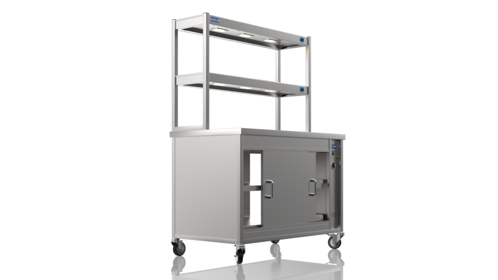 Double Tier Gantry and Pass Through Hot Cupboard 1200 – Nordstar