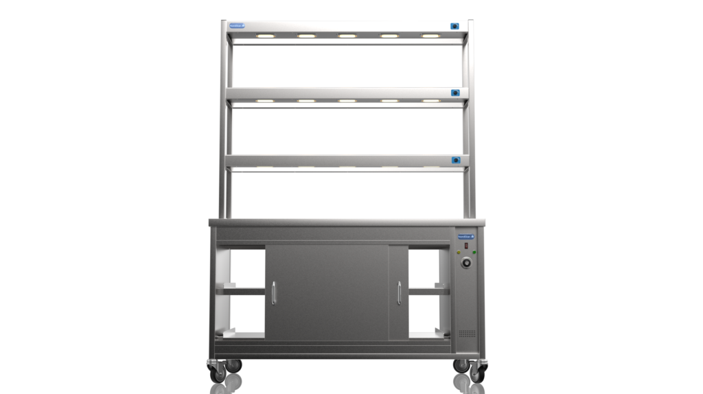 Triple Tier Gantry and Pass Through Hot Cupboard 1500 – Nordstar