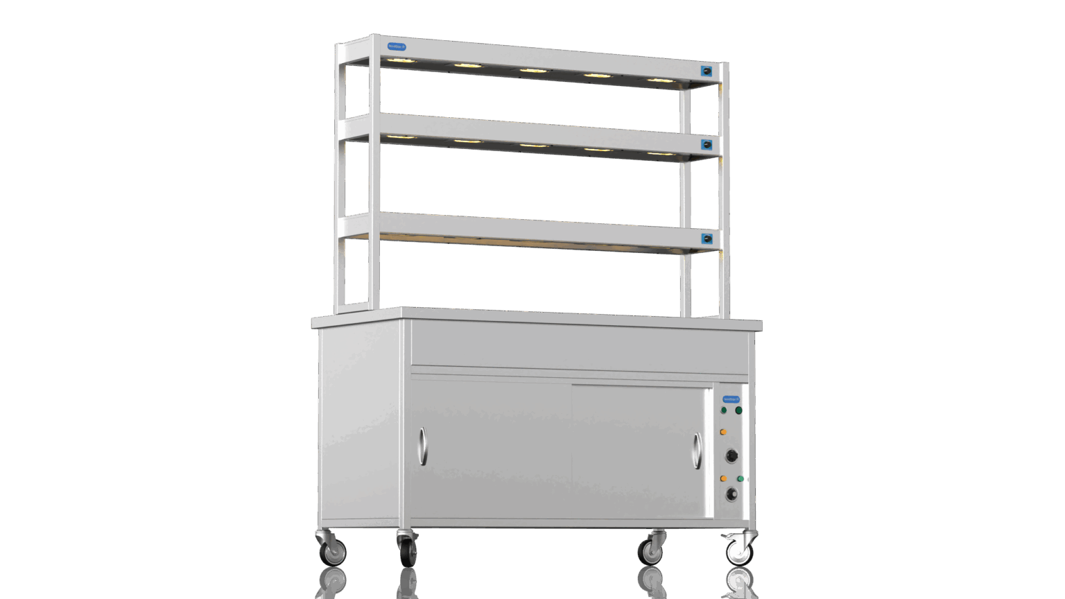 NordStar Bain Marie Hot Cupboard 1500 4 Pot With Three Tier Heated ...