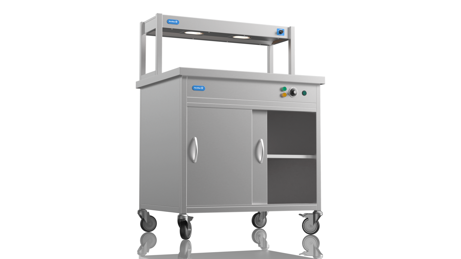 Single Tier Gantry Hot Cupboard Combo – 900 - Nordstar